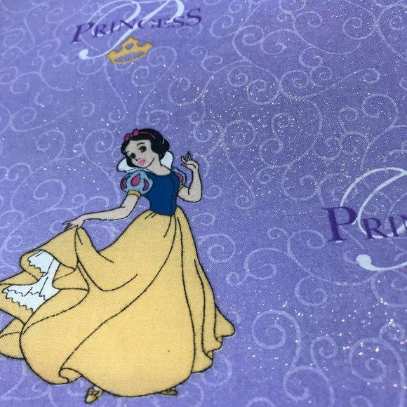 Disney | Office | Rare Disney Princesses Dancing Allover Fabric | Poshmark